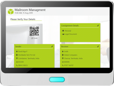 Mailroom Management System for Mail Tracking | eFACiLiTY India