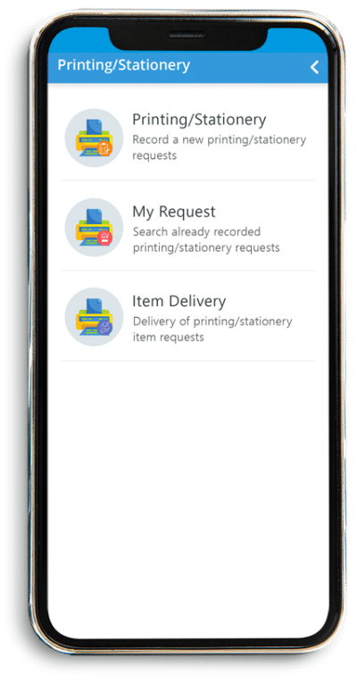 Printing and Stationary Management System | eFACiLiTY India