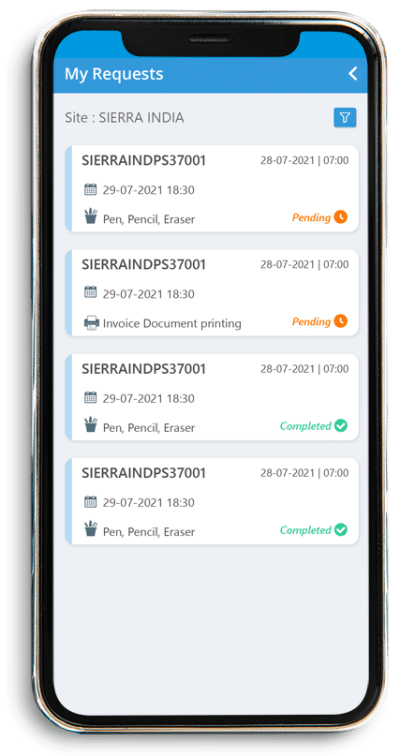 Printing and Stationary Management System | eFACiLiTY India