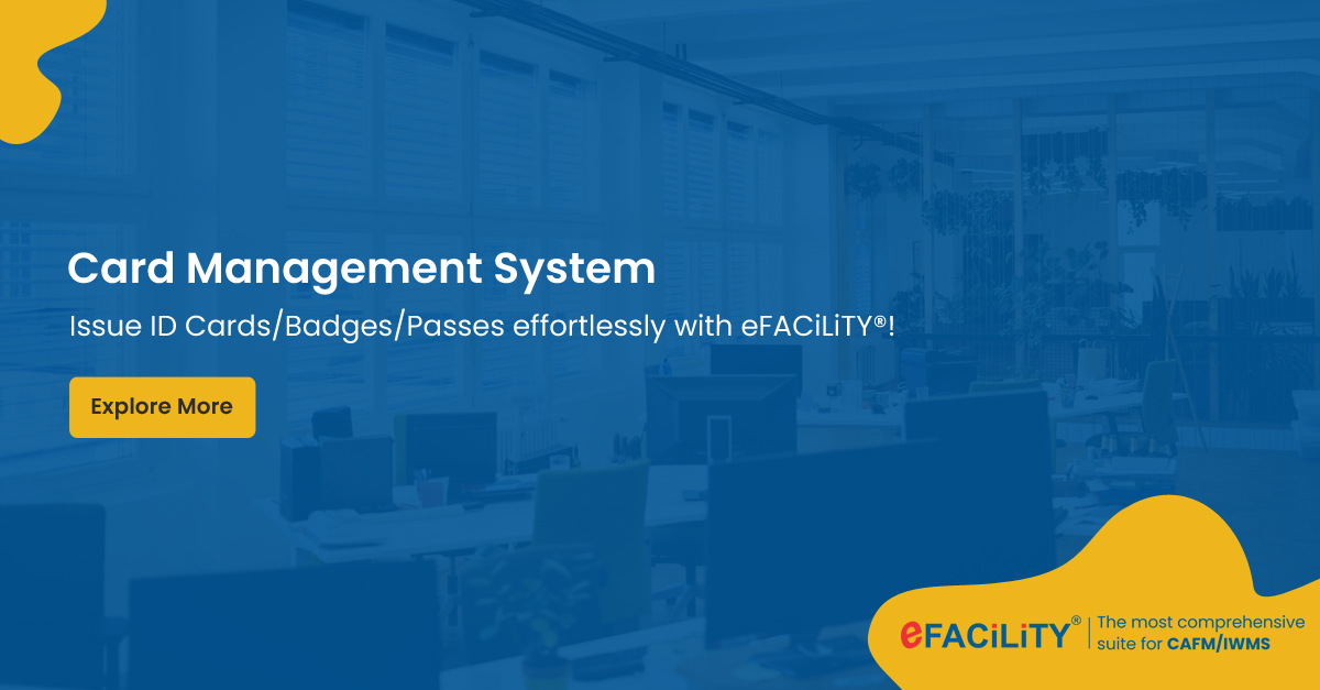 Card Management System/Software | eFACiLiTY® IWMS & CAFM
